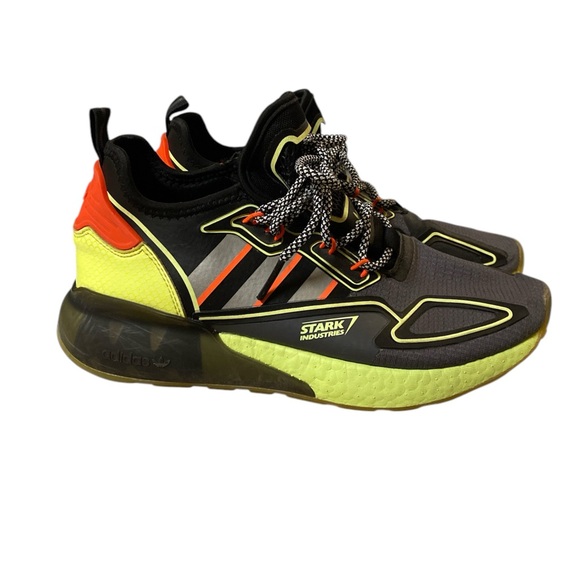 adidas | Shoes | Adidas Zx 2k Boost Marvel Stark Industries Mens 8 Grey ...